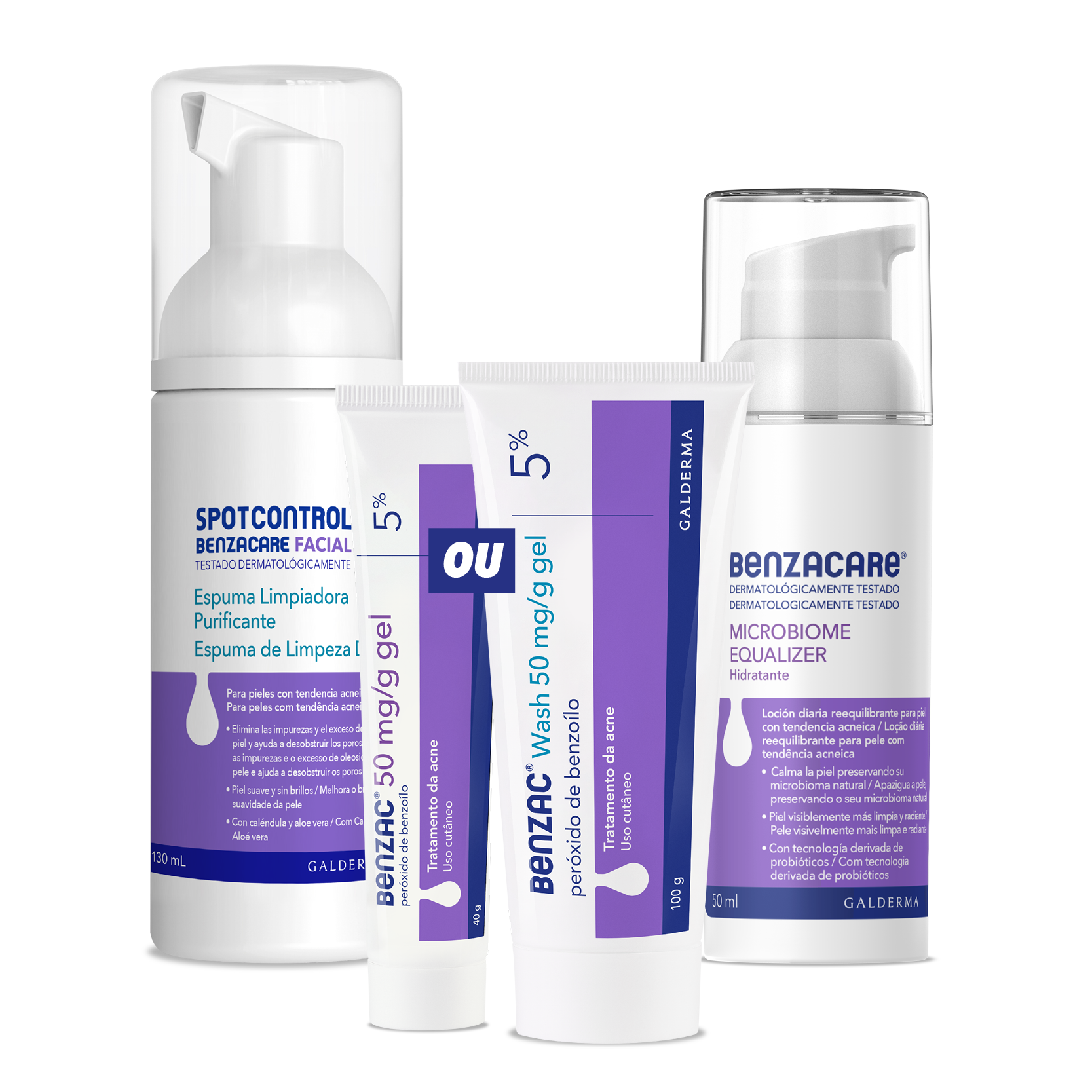 Bye bye acne com Benzac® e Spotcontrol® Benzacare